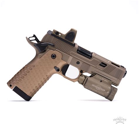 Fowler Industries Vanta 9k Ported 9mm Pistol Fde Pvd Finish Ironside Arms