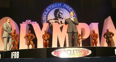 Arnold Schwarzenegger Presents Ronnie Coleman 2004 Editorial Stock