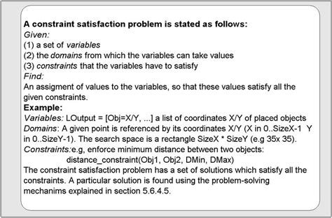 4 Constraints Satisfaction Problems Download Scientific Diagram