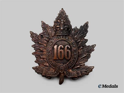 Canada Cef A 166th Infantry Battalion Queens Own Rifles Of Canada