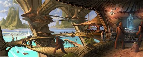 Episode 3 Kashyyyk Concept Art Star Wars Planets Star Wars Star