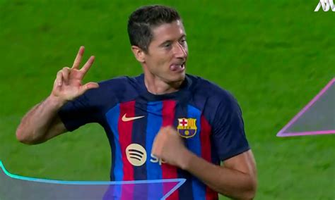 Fc Barcelona Hat Trick De Robert Lewandowski Con Un Gol Idéntico Al