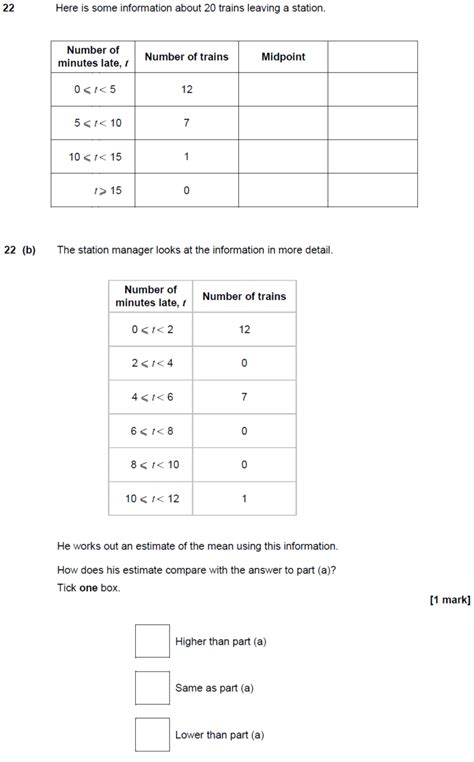 GCSE Maths Data And Sampling Past Paper Questions Pi Academy
