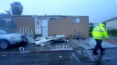 See Damage From Weak Tornado As Storm Hits Ventura County