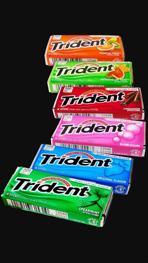 Chicles Trident De Todos Los Sabores Que Existen Artofit