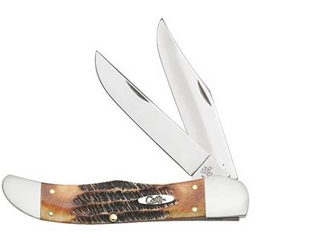 Case Xx Knives 65 Bonestag Large Folding Hunter Knife With Sheath