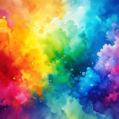 Colorful Watercolor Background Vector Background Premium Ai Generated