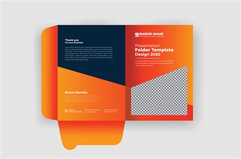 Business Presentation File Folder Design Template 23905077 Vector Art At Vecteezy