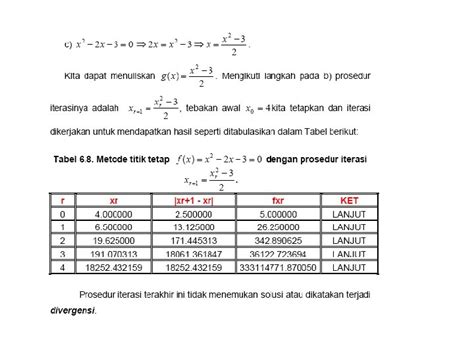 SOLUSI PERSAMAAN NON LINEAR Persamaan Non Linier Penentuan