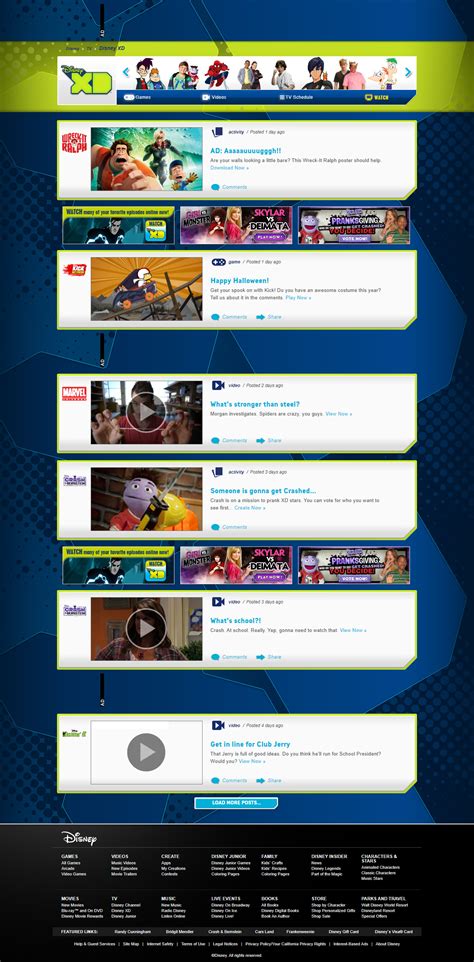 Disney Xd In 2012 Web Design Museum