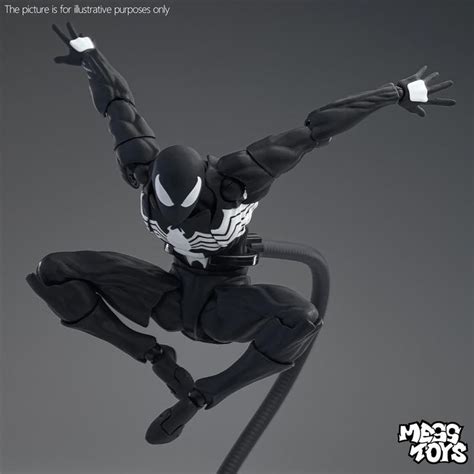 Mess Toys Symbiote Spiderman Action Figure Black Friendly Neighbors