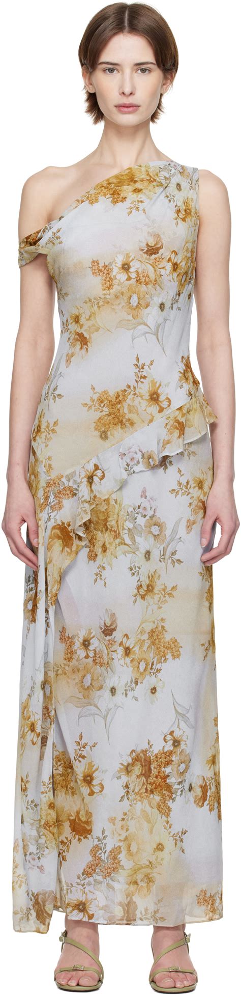 Bec Bridge Blue Rahni Asym Maxi Dress Bec Bridge