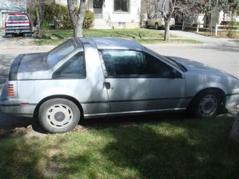 1987 Silver W Black Out Pkg Nissan Pulsar Nx Se 16 Dohc T Top