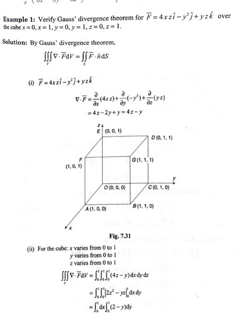 Examples Greens Divergence Theorem Pdf Applied Mathematics