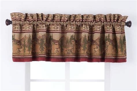 Croscill Estate Oakwood Valance Size 88 X 17 New Rustic Free Shipping Valance Window