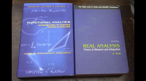Stein And Shakarchi Further Topics In Analysis Volume 4 Youtube
