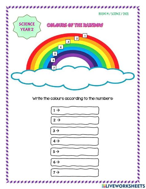 Premium Vector Writing Practice Worksheet Rainbow Colors