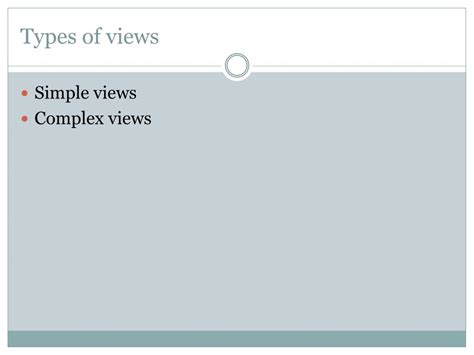 Ppt View And Materialized View Powerpoint Presentation Free Download