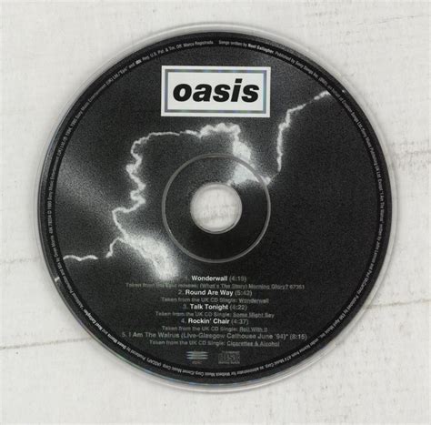 Oasis Wonderwall Us Cd Single —