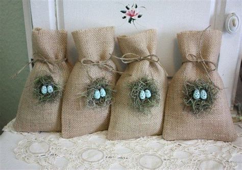Bird Nest Sachets Filled With Lavender Budsas Seen On Hgtv Burlap