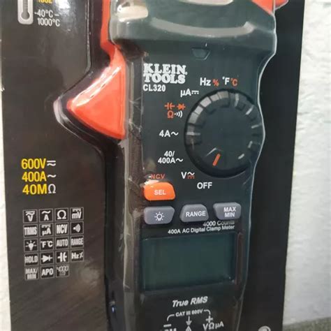 Multimetro Klein Tools Cl320 Amperimetro Ganchotrms V Hz Uf En Venta En