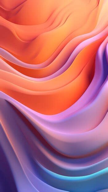 Premium Ai Image Fluid And Abstract Design With Soft Curves And