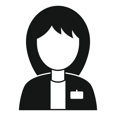 Woman Estimator Icon Simple Style 14576770 Vector Art At Vecteezy