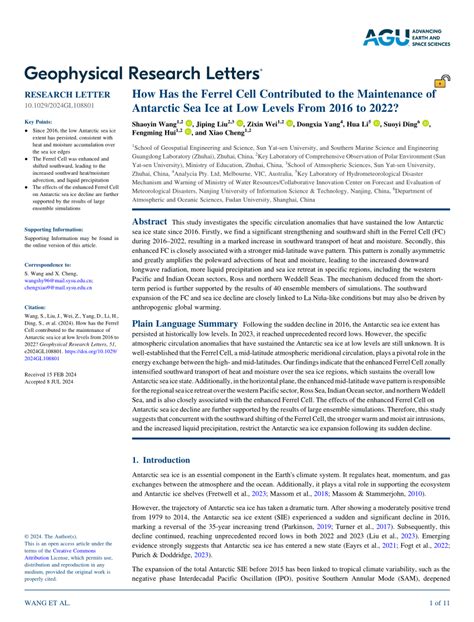 Pdf How Has The Ferrel Cell Contributed To The Maintenance Of