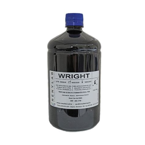 Wright 03 Corante Hematologia 500ml Renylab Mm Comércio
