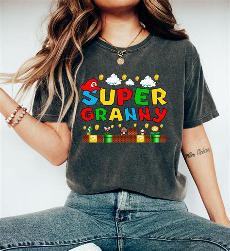 Comfort Colors Super Granny Shirt Custom Granny Shirt Mothers Day T