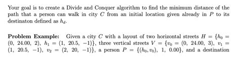 solved 6 points divide and conquer the following