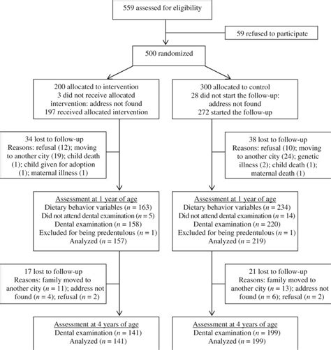 Flow Diagram Of Participation In The ‘ten Steps To Healthy Feeding