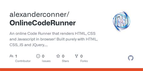 Github Alexanderconneronlinecoderunner An Online Code Runner That