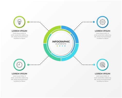 Premium Vector Infographic Circle Element Template Can Be Used For