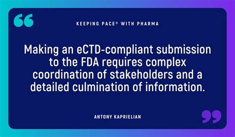 Fda Submissions Using Ectd Formatting Structural Overview And Common