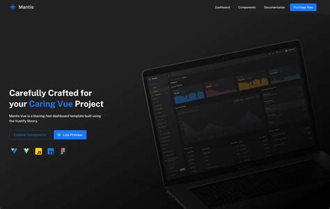 Mantis Free Vuetify Vuejs Admin Template