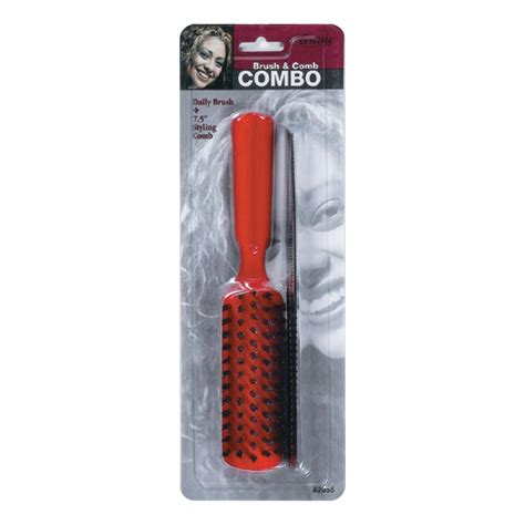 Annie Brush And Styling Comb Combo Asst Color Annie International Inc