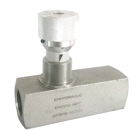 Flow Control Check Valve 1 Npt 5075 Psi Carbon Steel Luneot