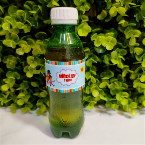 20 Rótulos Personalizados Para Refrigerante 250 Ml 3 Palavrinhas
