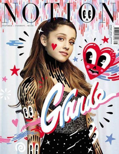 Ariana Grande Notion Magazine November 2013 Cover Photo United Kingdom