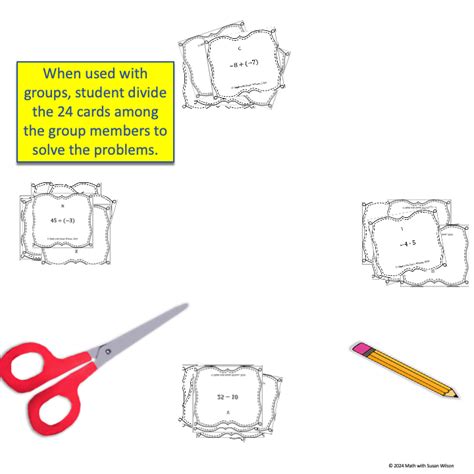 add subtract multiply and divide integers individual group and class