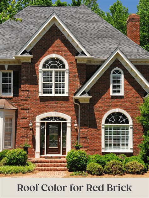 What Color Roof Goes Best With A Red Brick House