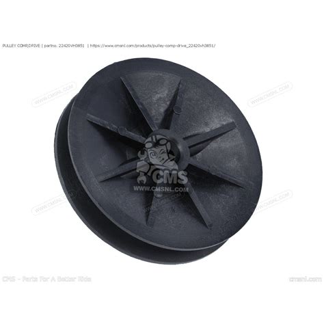22420 Vh3 853 Pulley Comp Driven By Honda Outdoor Power Parts
