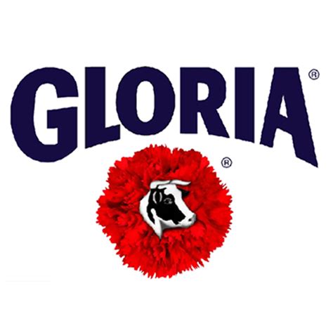 Gloria Logo With A Cow On Its Head Titulos Lindos Logos Marcas