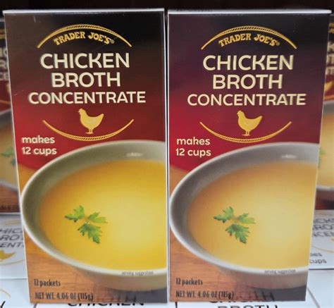 Trader Joes Chicken Broth Concentrate 12 Packets 406oz 115g 2 Boxes