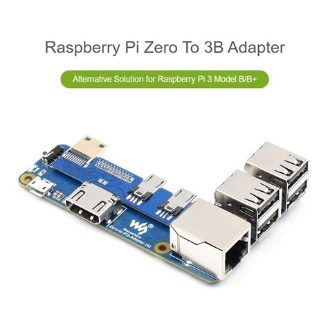 waveshare raspberry pi zero to 3b adapter for raspberry pi 3 model b b