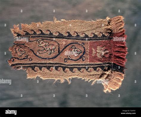 Tejido De Lana Egipcio Siglo Vii Location Alhambra Museo Textil