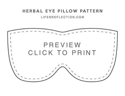 Eye Pillow Pattern Sewing At Norman Nelson Blog