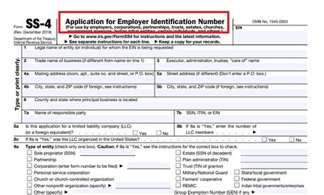 How To Get An Ein Or Federal Tax Id Number Help With Taxes In Usa