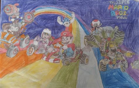 The Super Mario Bros Movie Rainbow Road By Mariophant4738 On Deviantart